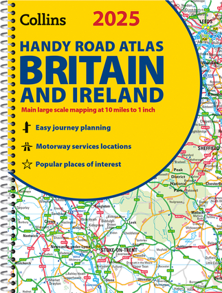 2025 Collins Handy Road Atlas Britain and Ireland | Independent ...