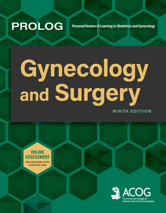 PROLOG: Gynecology and Surgery, Ninth Edition (Assessment & Critique ...